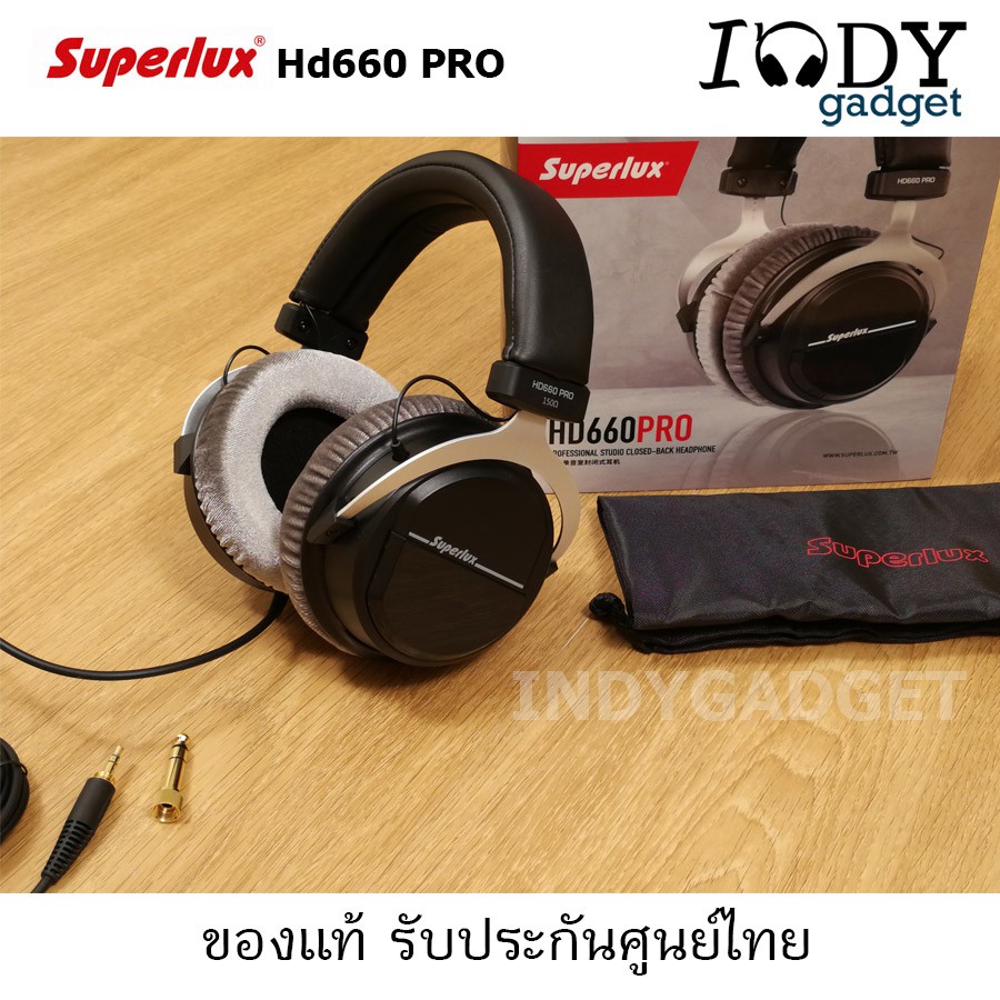 Superlux HD660 PRO ของแท้ รับประกันศูนย์ไทย HD660PRO หูฟัง Studio Monitor Closed-Back Headphone ...