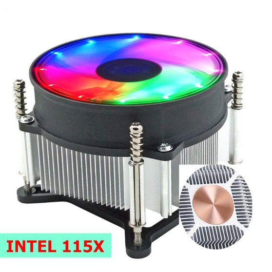CPU COOLER FOR INTEL 115X ฐานทองแดง | Shopee Thailand