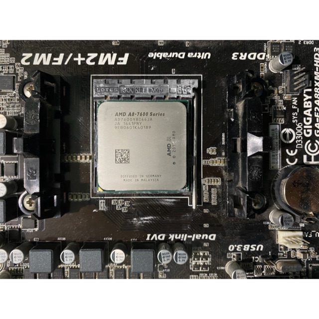Amd A8 7600 พร้อมบอร์ด Fm2+ F2A88XM การ์ดจอออนบอร์ด แรงพอๆกับแยกราคา ...