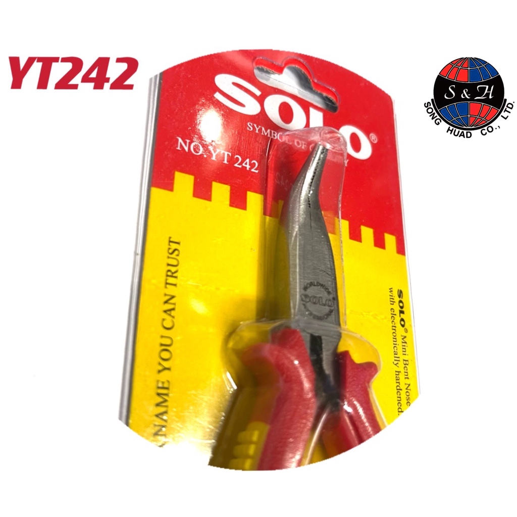 ของแท้ 100% SOLO NO.YT คีมโซโล คีมมินิ คีมปากแหลมมีฟัน ขนาด 6 นิ้ว รุ่น ...