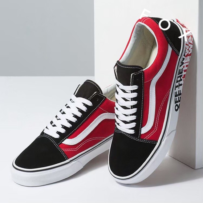 VANS OLD SKOOL LIMITED EDITION RED LOGO | Shopee Thailand
