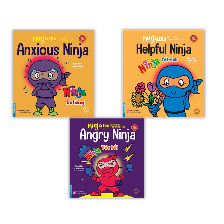 หนังสือ-combo 3c Little Ninja-Anger Ninja & Good Ninja & Angry Ninja ...