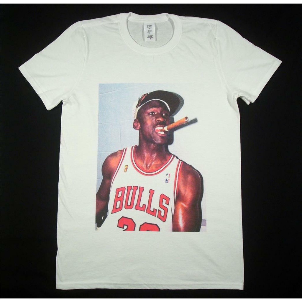 ถูกสุดๆเสื้อยืด พิมพ์ลาย Michael Jordan SMALL-XXXL Supreme Basketball ...