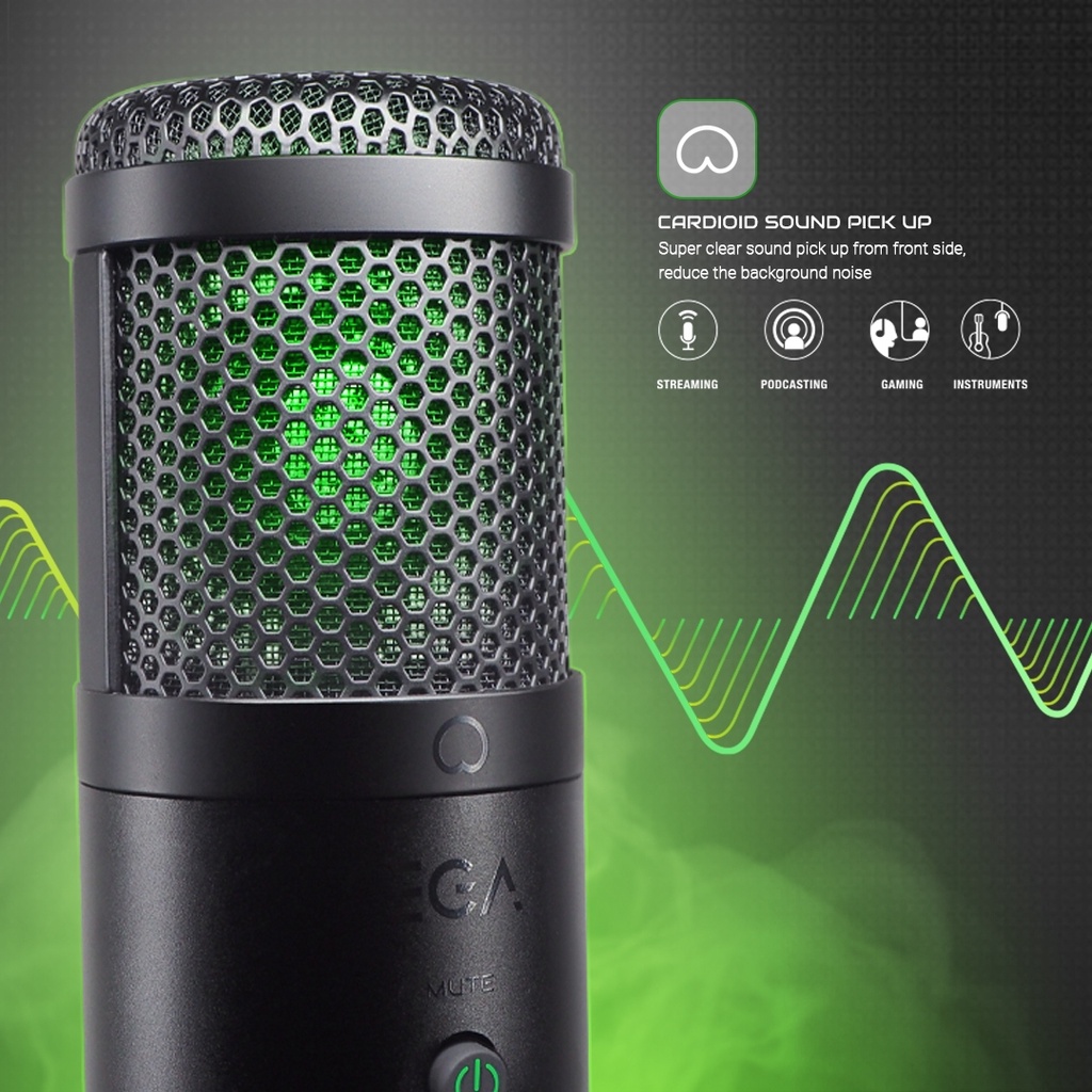 EGA TYPE MC4 ไมโครโฟนตัดเสียงรบกวน Microphone Condenser เหมาะสำหรับสต ...