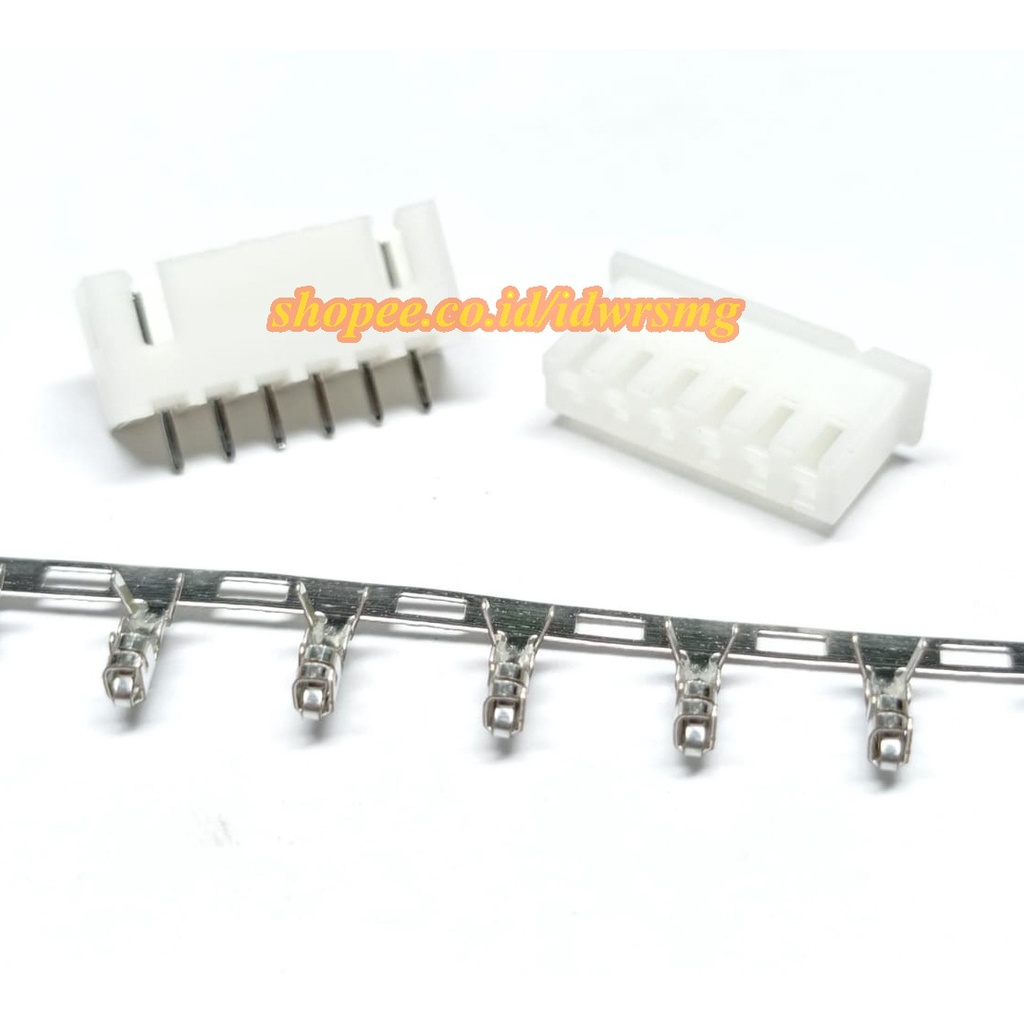 6 Pin Connector Leads Header XH 6pin 2.54mm XH 6P Straight Terminal Housing Kit | Shopee Thailand