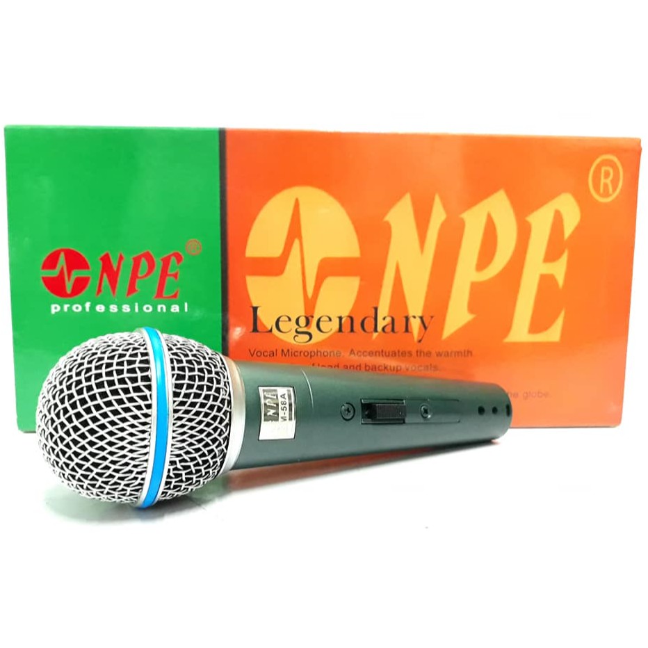 NPE รุ่น : SM - 58 A ไมค์โครโฟนสาย DYNAMIC UNIDIRECTIONAL | Shopee Thailand