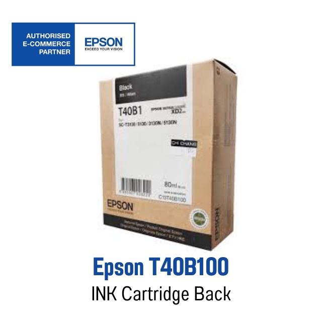 Epson INK หมึกตลับ T40B1 BLACK หมึกแท้ (SC-T3130 / T3130N / T3130M ...