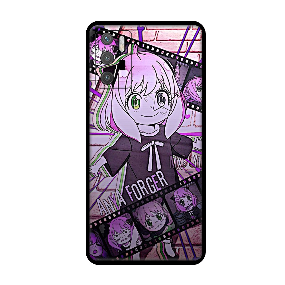 เคสโทรศัพท์มือถือแบบนิ่ม ลาย spy × family Ania Foger สีดํา สําหรับ ...