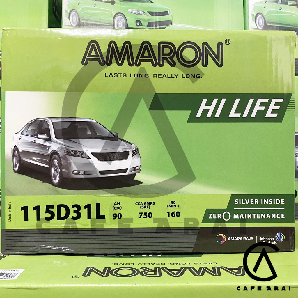 แบตเตอรี่ Amaron Hi Life 115D31L, 115D31R | Shopee Thailand