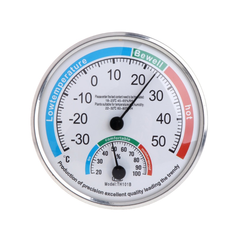 Household Analog Hygrometer Temperature Humidity Monitor Meter Gauge ...