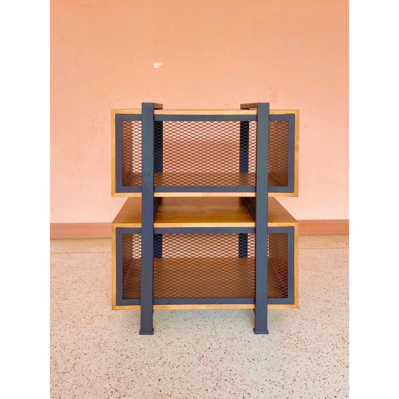 AA02 ชั้นโชว์วางของ ตู้โชว์ ชั้นอเนกประสงค์คุณภาพดี Loft Style | Shopee ...