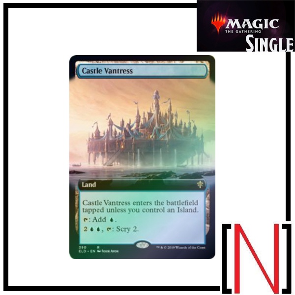 [MTG][Single][ELD] Castle Vantress ระดับ Rare รูปแบบ Extended Foil ...
