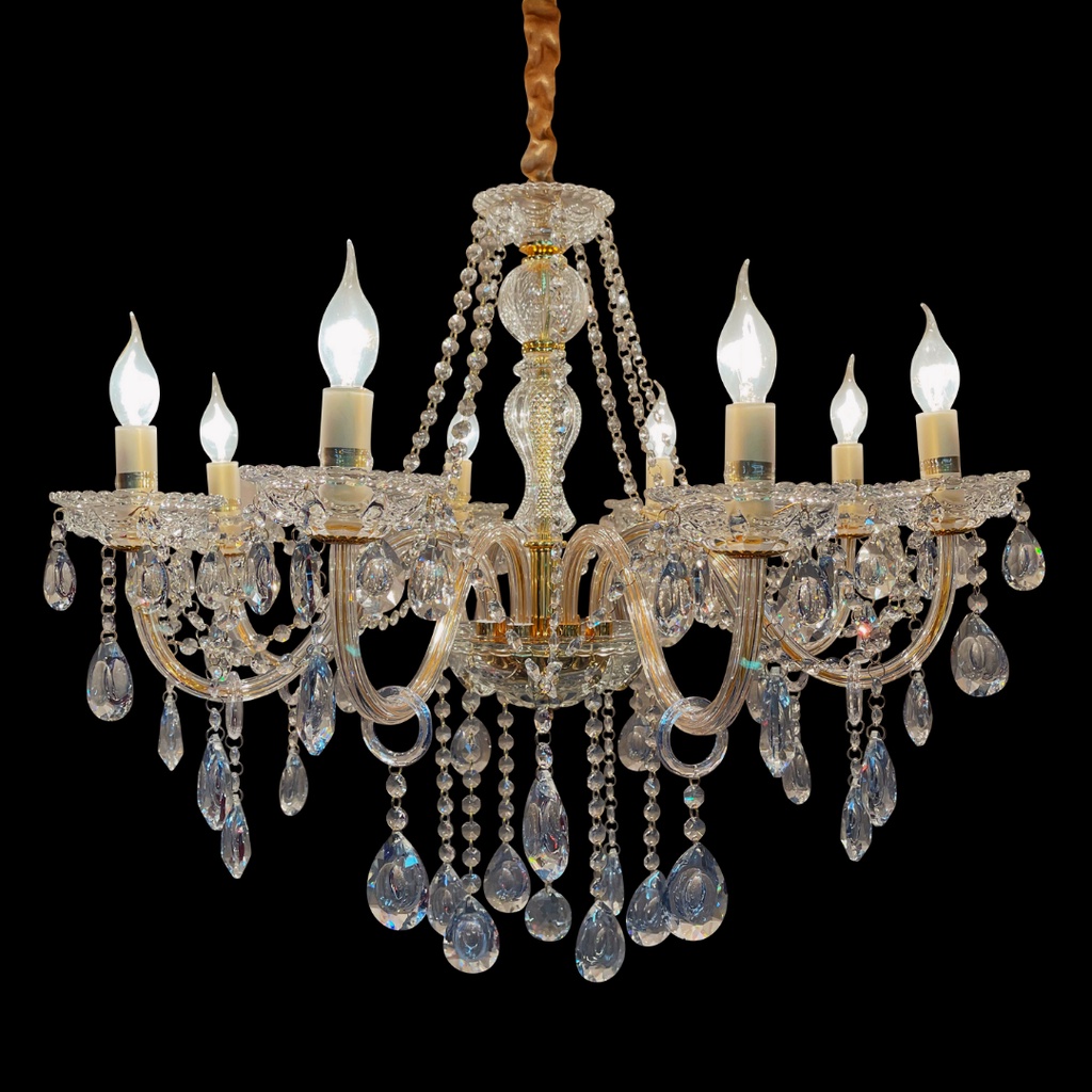 โคมไฟเชิงเทียนคริสตัล รุ่น MM-81001/8 | Shopee Thailand