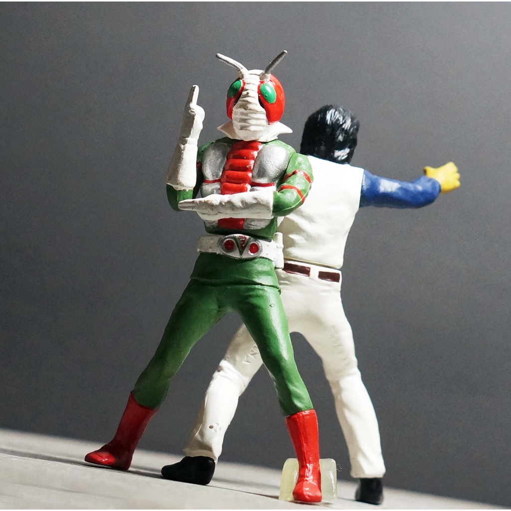 Bandai HG Kamen Rider V3 + Shiro Kazami (V3ร่างคน) กาชาปอง คาเมน ไร ...