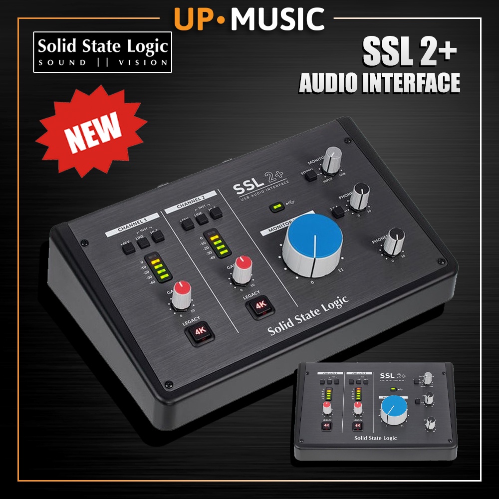 Solid State Logic SSL2+ คุณภาพระดับงานสตูดิโอ !! | Shopee Thailand