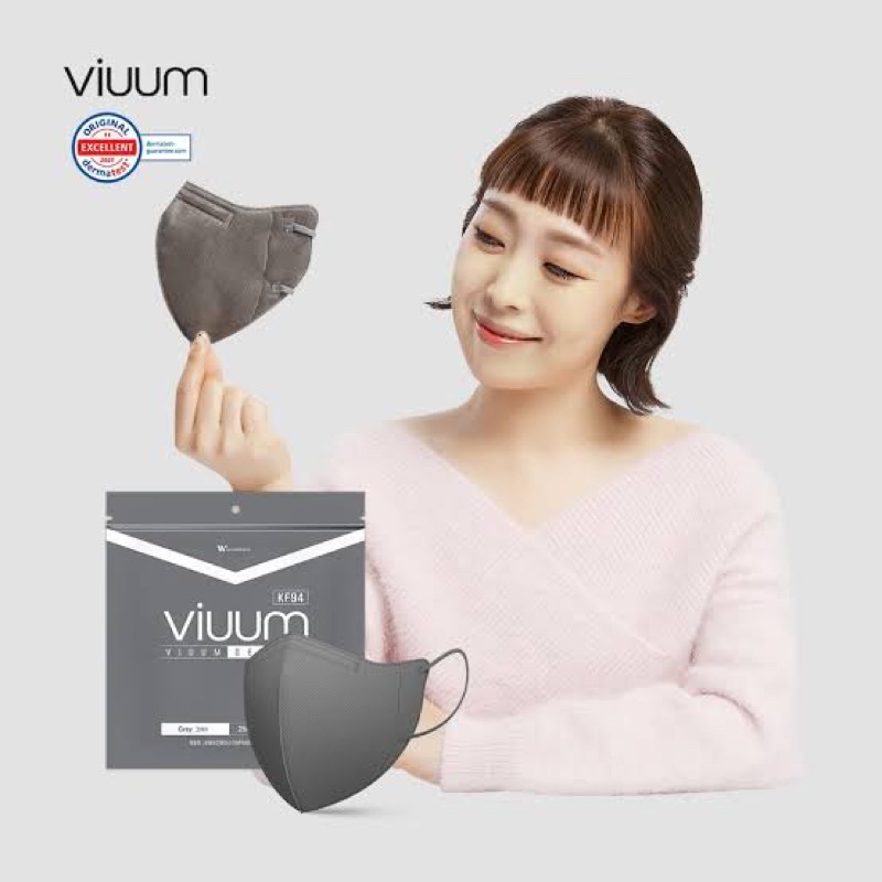 หน้ากาก Viuum รุ่น Deluxe KF94 ของแท้จากเกาหลี แพ็ค 25 ชิ้น | Shopee ...