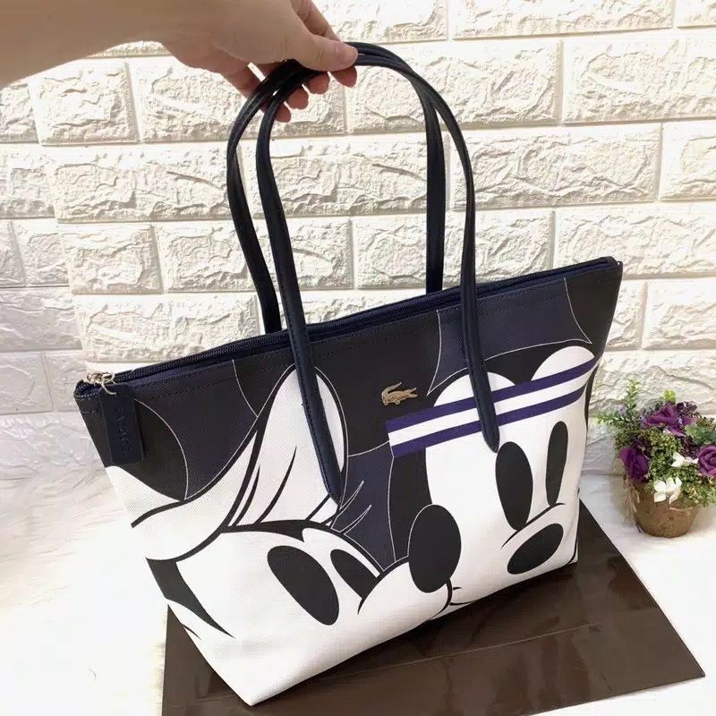 Lacoste กระเป๋า Tote Bag / Mickey Mouse ลายมิกกี้เม้าส์ | Shopee Thailand