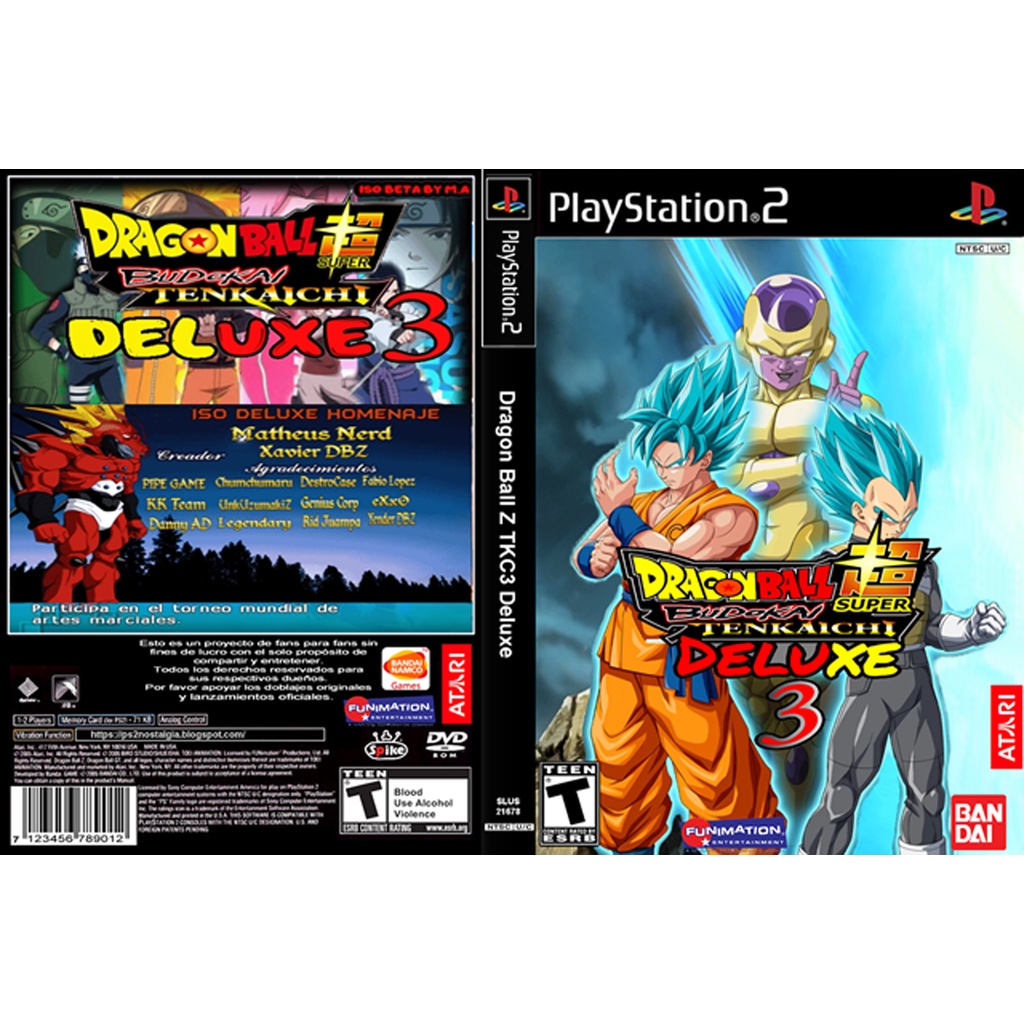 แผ่นเกมส์ Ps2 Dragon Ball Z Budokai Tenkaichi 3 Deluxe 2021 คุณภาพ ส่ง