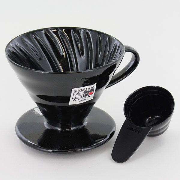 Hario V60 Dripper 02 TETSU KASUYA Ceramic/black เซรามิค/สีดำ ดริปเปอร์ ...