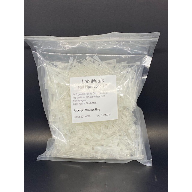 Pipette Tip Pre-Sterile 10uL 200uL1000uL 5000uL แบบถุง ยี่ห้อ Lab Medic ...