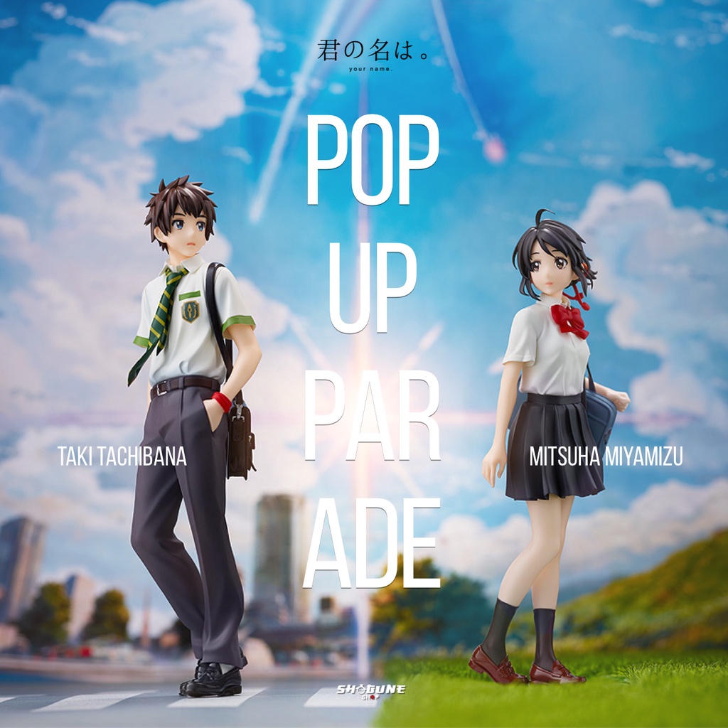 [พร้อมส่ง] ฟิกเกอร์ Your Name : POP UP PARADE Taki Tachibana / Mitsuha ...