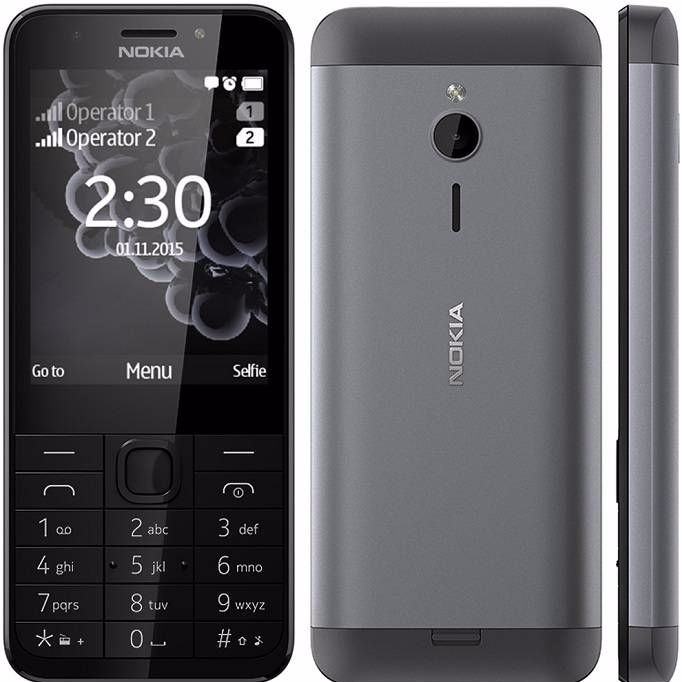 โทรศัพท์มือถือ โนเกียปุ่มกด NOKIA 230 (สีดำ) 2 ซิม จอ 2.8นิ้ว รุ่นใหม่ ...