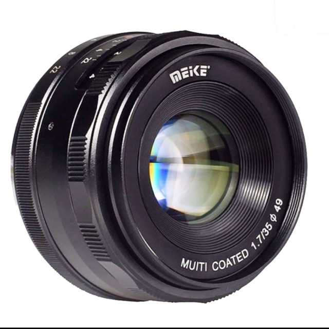 meike lens 35mm f1.7😍💕 | Shopee Thailand