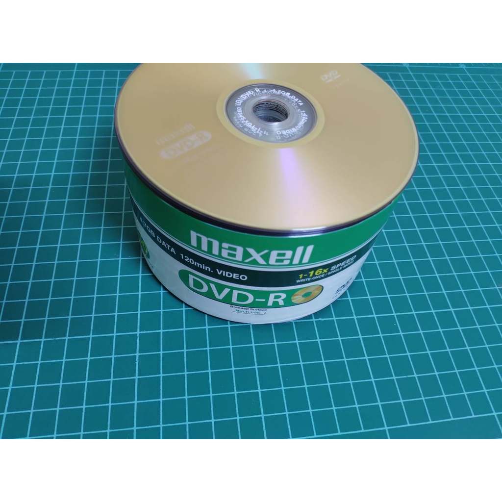 แผ่นดีวีดี DVD-R MAXELL 50 PACK | Shopee Thailand
