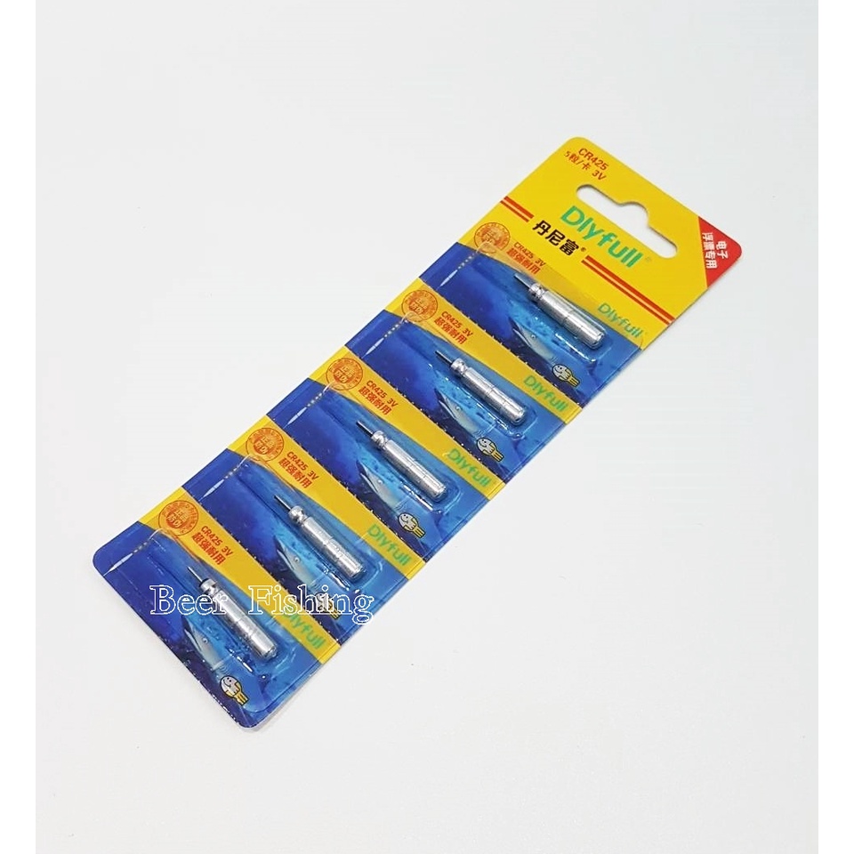 แบตเตอรี่ ถ่าน ใส่ทุ่นชิงหลิว รุ่น CR-425 3 โวล์ต set 2 ชิ้น ถ่านใส่ทุ่นชิงหลิวสปิ๋วทุ่นตกปลา ...