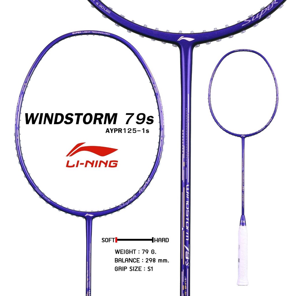 ไม้แบดมินตัน LINING WINDSTORM 79S/79H | Shopee Thailand