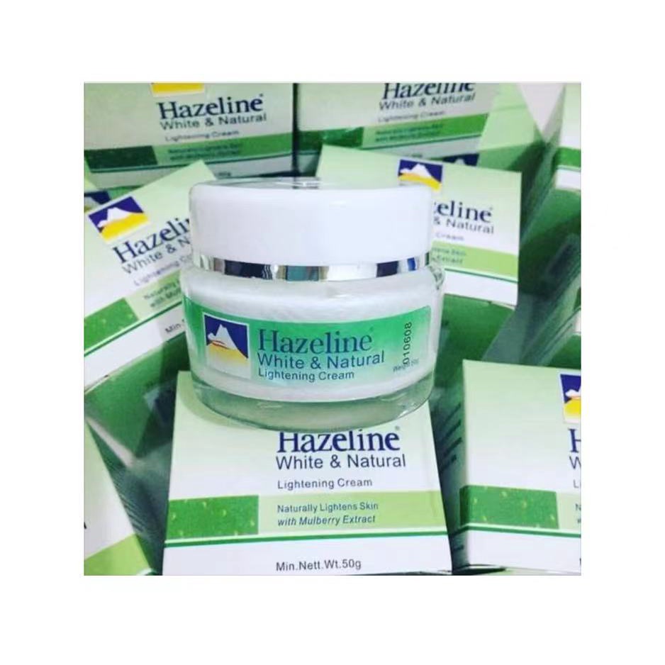 Hazeline Snow (รับประกันความแท้）White and Natural Moisturising Cream 50 ...