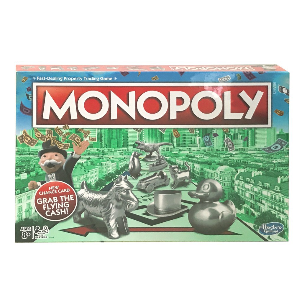 Hasbro Monopoly Classic English Board Game บอร์ดเกม เกมเศรษฐี | Shopee ...