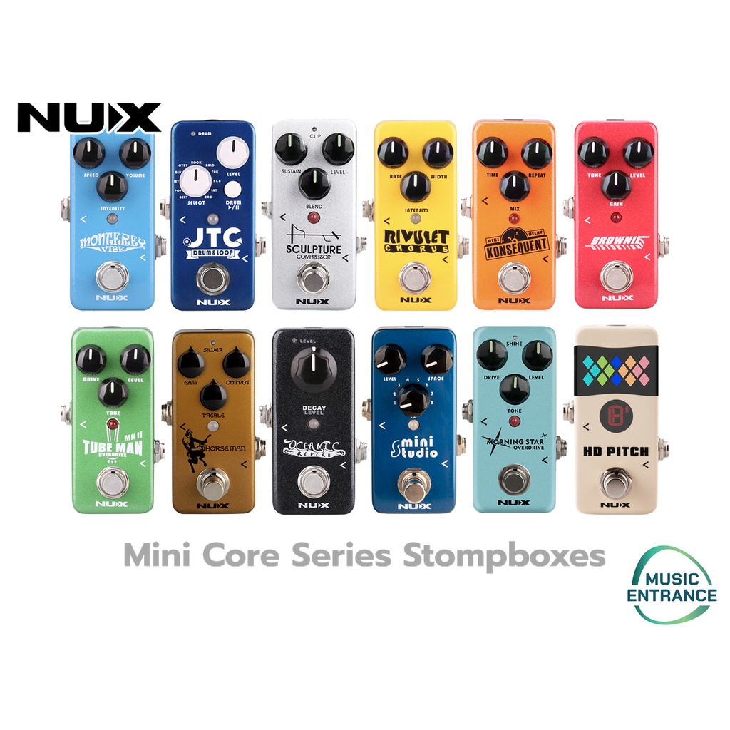 Nux Mini Core Series Stompboxes Effect Guitar เอฟเฟ็คก้อน สำหรับ กีตาร์ ...
