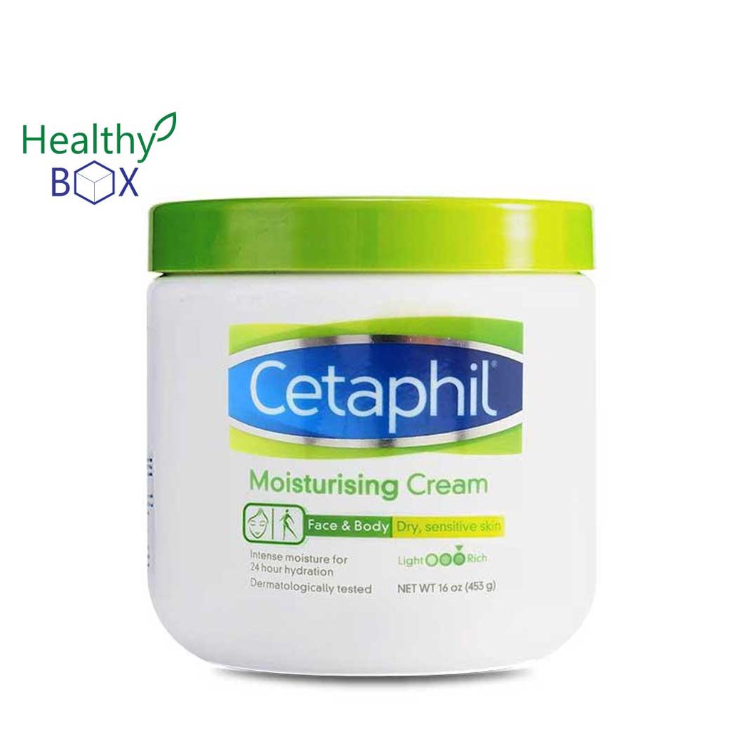 CETAPHIL Moisturizing Cream 453g. ให้ความชุ่มชื้นอย่างเข้มข้นตลอด 24 ...