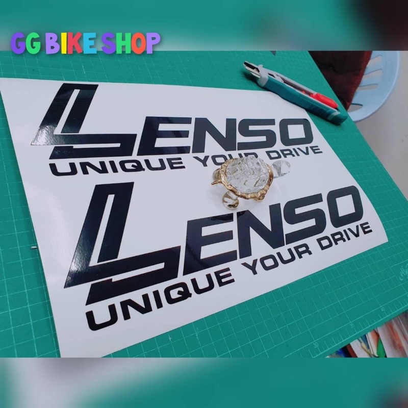 🌈2ชิ้น สติ๊กเกอร์ LENSO แต่งกระบะ มีหลายสี สั่งได้เลยพร้อมส่ง🔥ส่งสินค้า ...