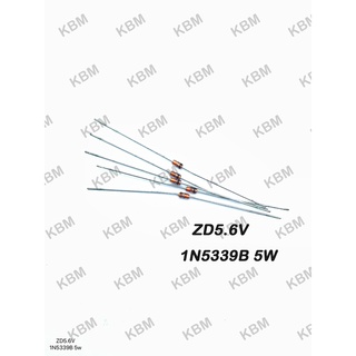 Zener diode (ซีเนอร์ไดโอด) ZD5.6V 1N4734A 1W ZD5.6V 1N5232 ZD5.6V ...
