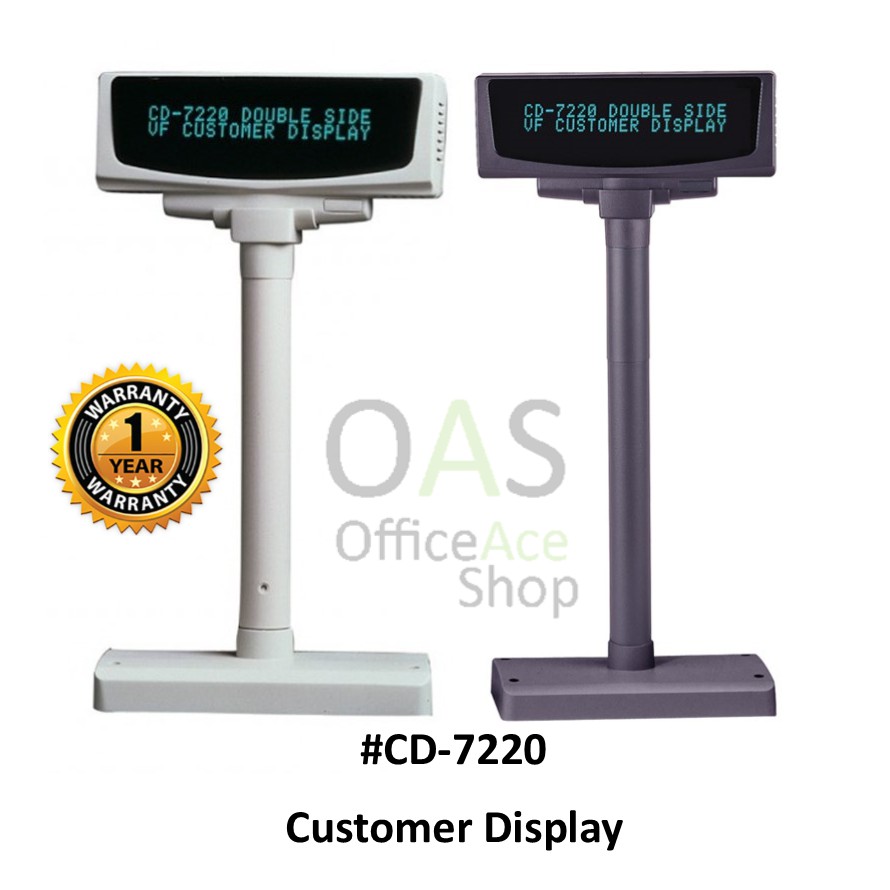 PARTNER Customer Display จอแสดงผลฝั่งลูกค้า จอแสดงงราคา ยี่ห้อพาร์ทเนอร ...