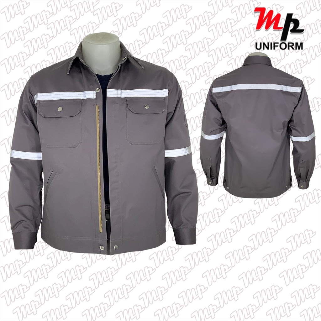 MP UNIFORM เสื้อช่างผ้าเวสปอยท์ ผ้าหนา ทนความร้อน กันสะเก็ดไฟ ประกายไฟ ...