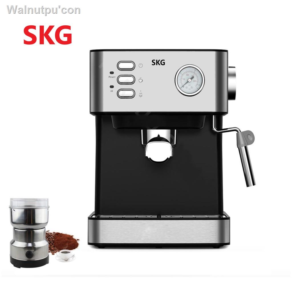 ♕♣﹉SKG เครื่องชงกาแฟสด 850W 1.5ลิตร รุ่น SK-1201 สีเงิน (แถมฟรีเครื่อง ...