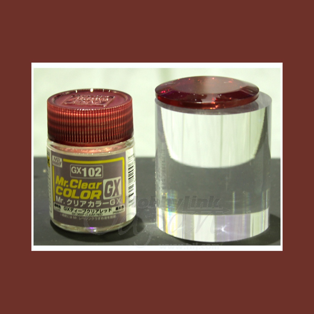 สีเครียสูตรทินเนอร์ GX102 CLEAR RED 18ML | Shopee Thailand