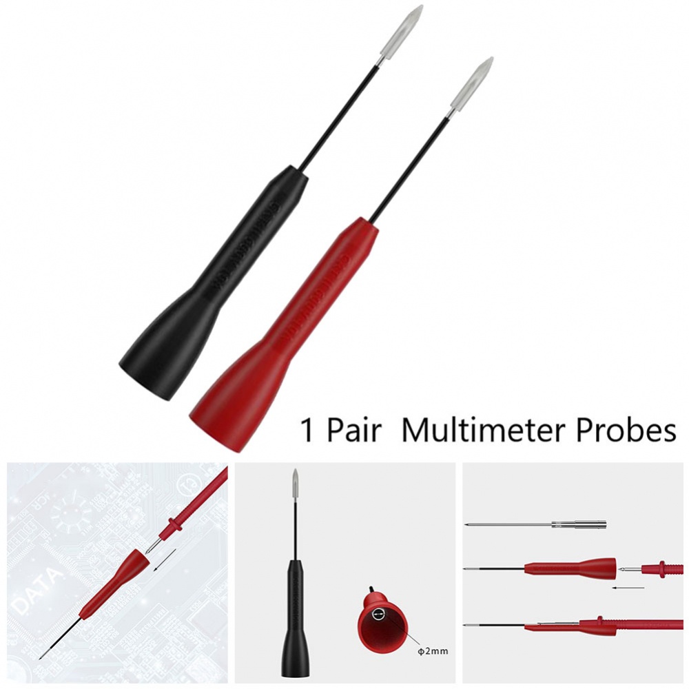【In stock】Multimeter Test Probes For 2mm Test Leads 2pcs Probe ...