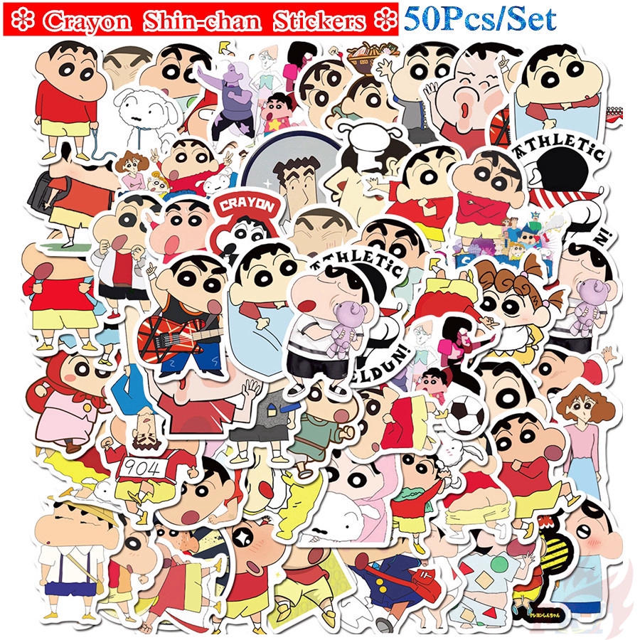 Crayon Shin-chan Series 01 สติ๊กเกอร์ 50Pcs/Set Anime DIY Fashion ...
