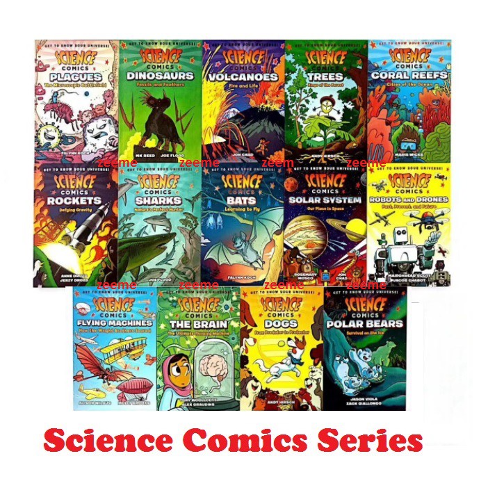 Science Comics ชุด#1: 14 เล่ม / ชุด#2: 5 เล่ม การ์ตูนวิทยาศาสตร์ สำหรับ ...