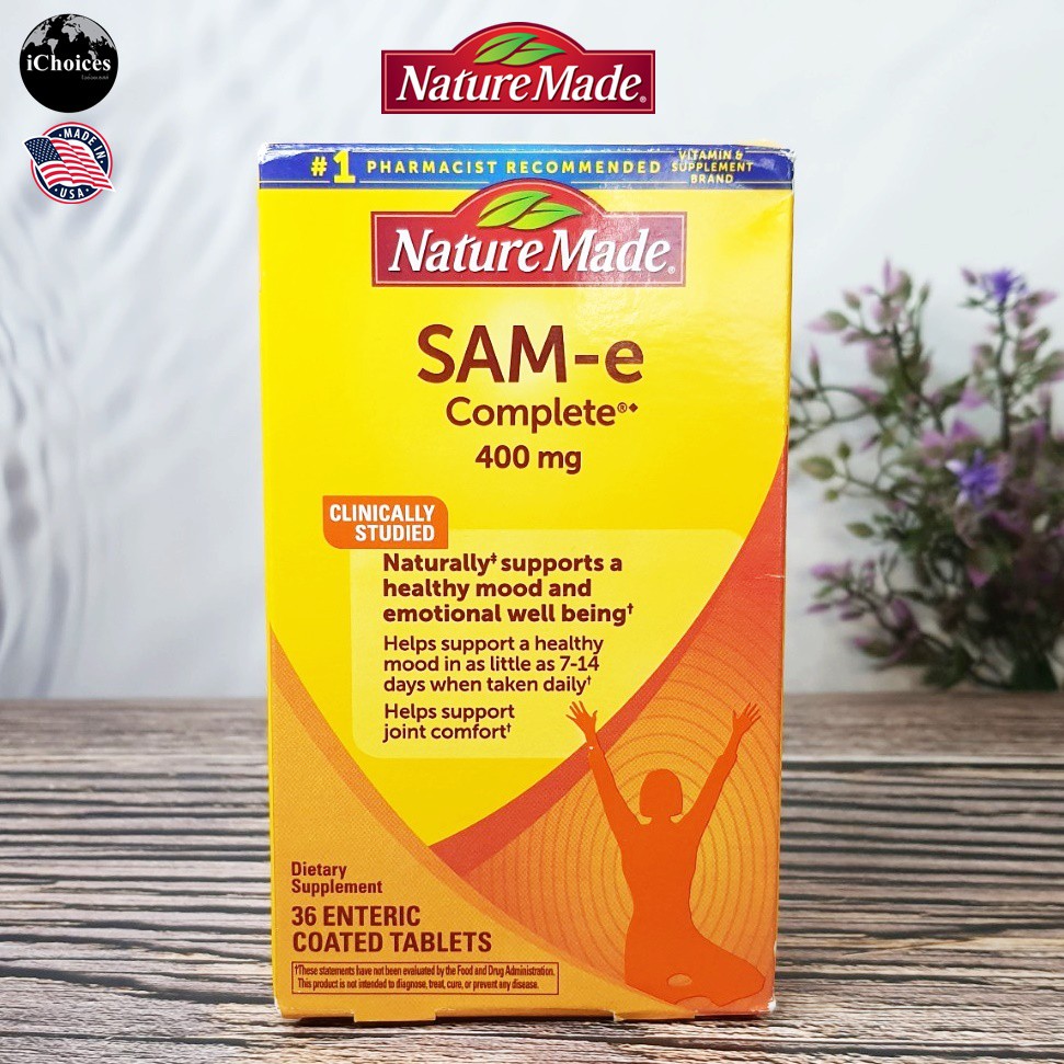 [Nature Made] SAM-e Complete 400 mg 36 Enteric Coated Tablets ผลิตภัณฑ์ ...