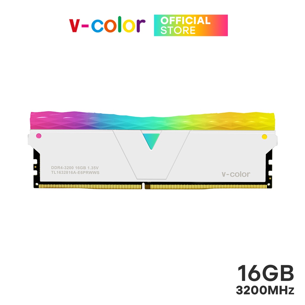 v-color RAM PC Prism Pro RGB 16GB (16GBx1) DDR4 Bus 3200MHz | Shopee ...