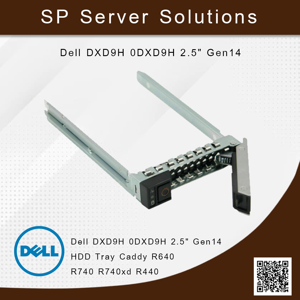 Dell DXD9H 0DXD9H 2.5" Gen14 HDD Tray Caddy R640 R740 R740xd R440 ...