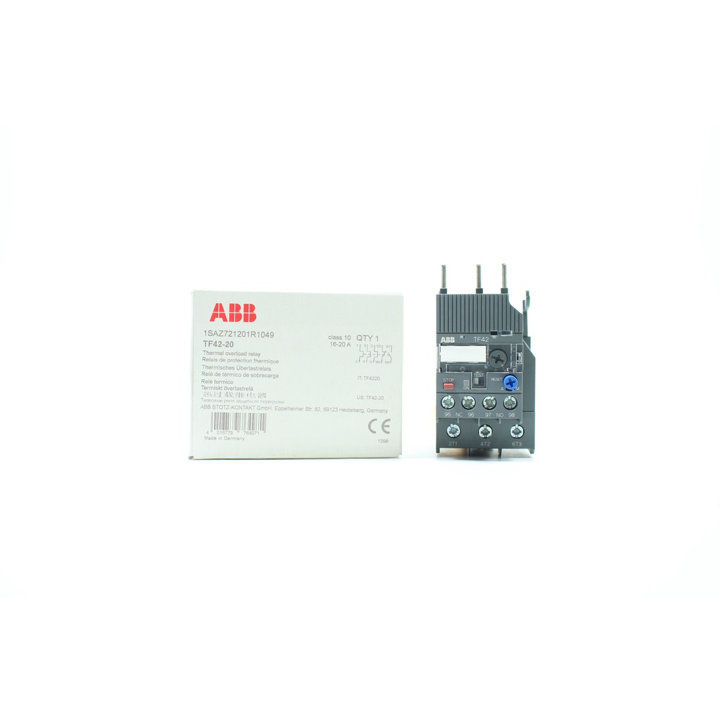 TF42-20 ABB Thermal overload relays ABB 1SAZ721201R1049 ABB TF42-20 ABB ...
