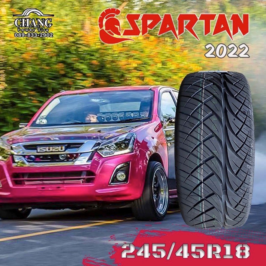 ยางรถยนต์ ยี่ห้อ SPARTAN 245/45R18 , 275/40R18 , 255/50R18 , 255/55R18 ...