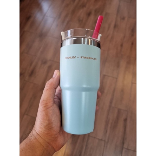 แก้วสตาร์บัค Stanley Light Blue Coldcup ขนาด 16 ออนซ์ | Shopee Thailand