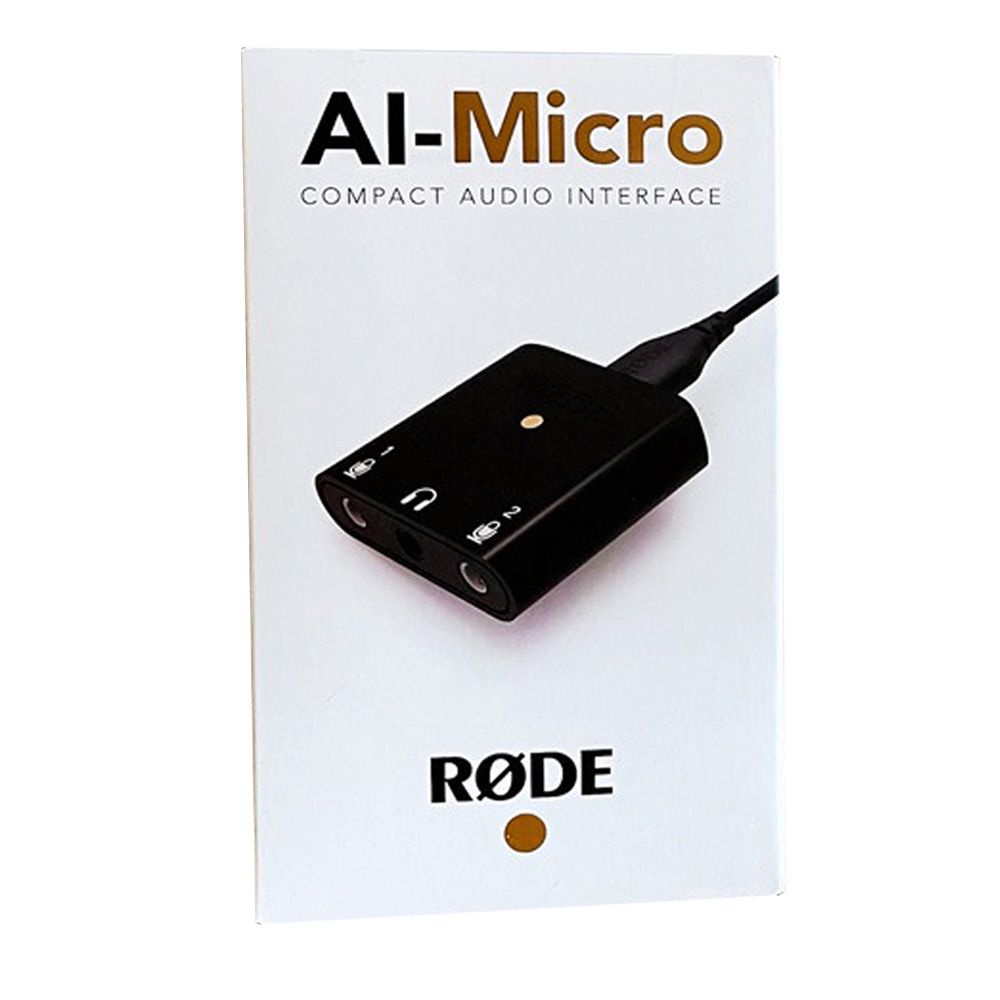 Rode AI-Micro Compact Dual-Channel Audio Interface for Computer ...
